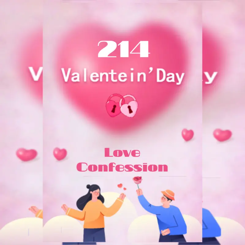 Heart-Lock Love Animated Confession Card | Animated Card Template (Free ...